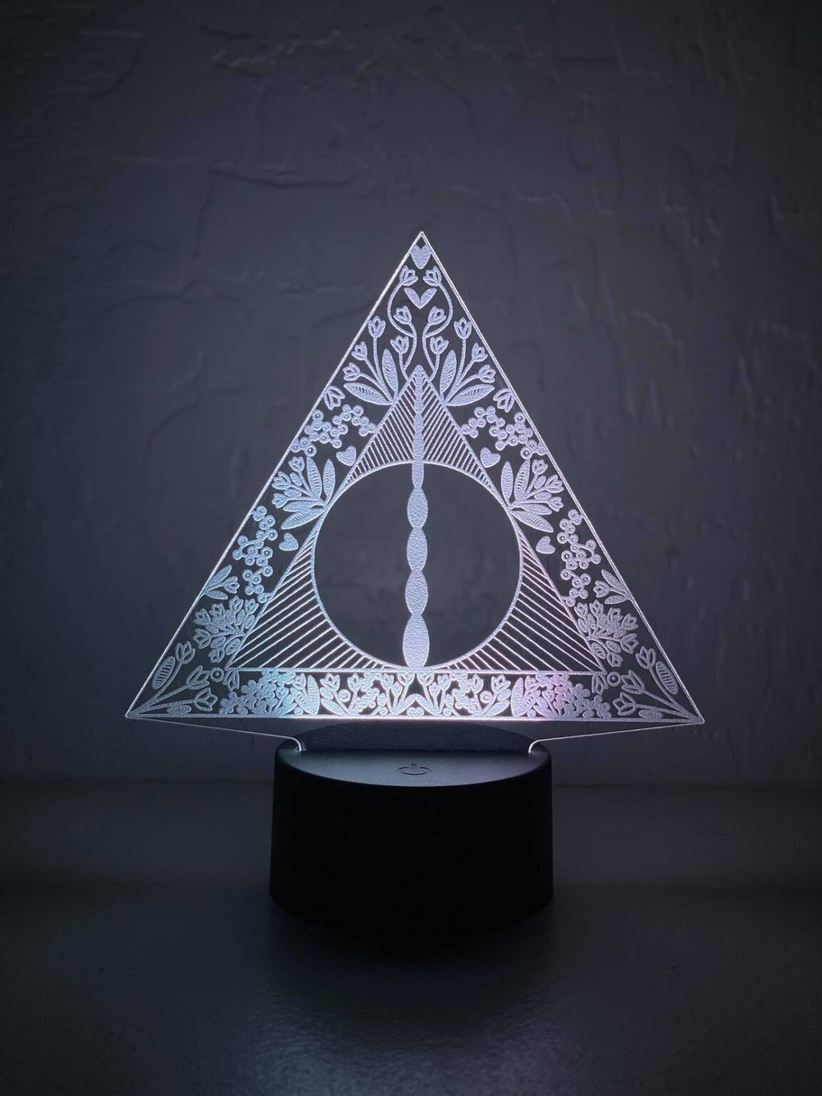 Harry Potter And The Deathly Hallows LED Illusion Desk Lamp – Crisp ...